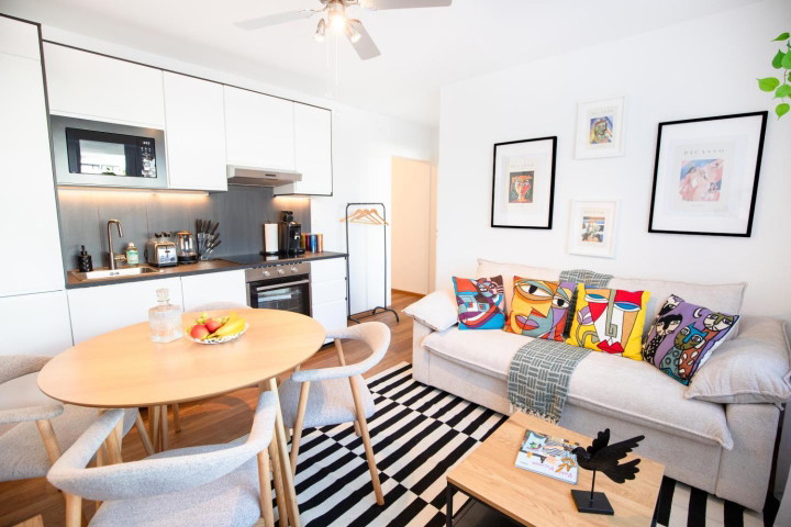Urban Smart Living Near Basel Sbb & City Center - Special Trio Picasso 31 Apartment, Up To 4 Guests - Basel