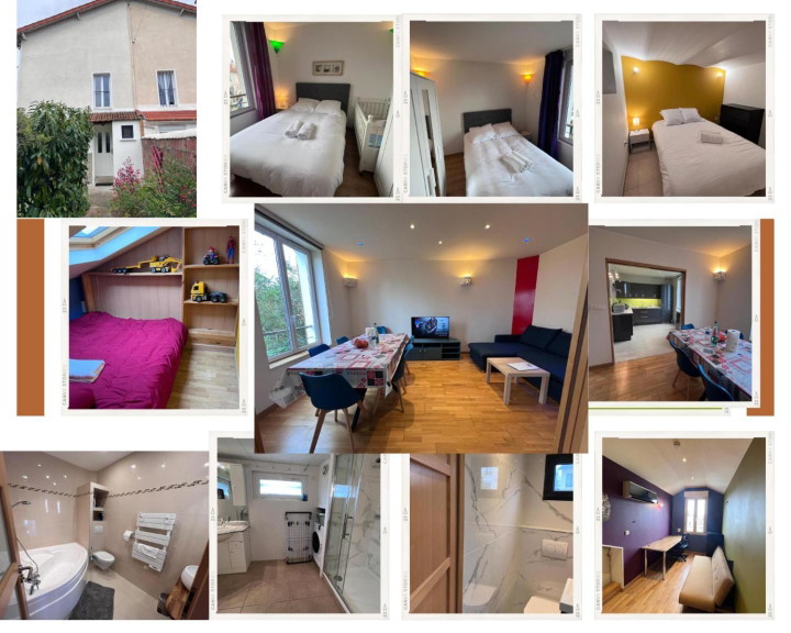 Maison Climatisée 04 Chambres Paris Disney Cdg - Chelles