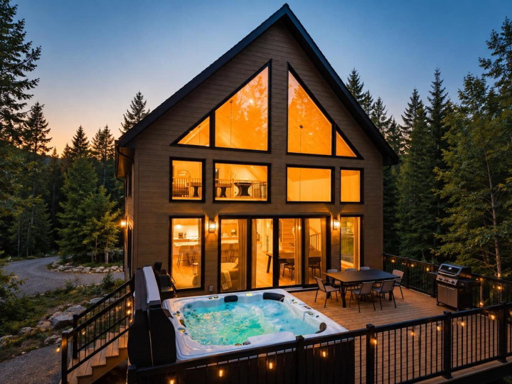 Spa & Pool Table Shared Pool - Chalet Taiga - Quebec City