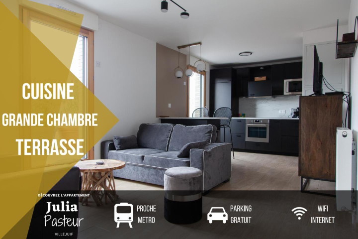 Appart Chic & Elégant-métro 7 Leo-lagrange+parking - Maisons-Alfort