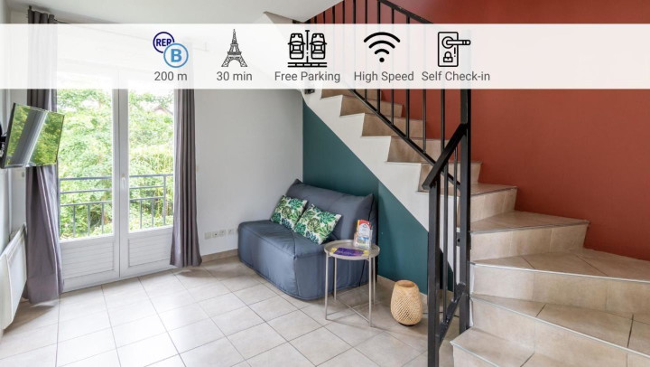 Le Duplex , Proche Gare Rer, Parking, Arrivée Autonome - Palaiseau
