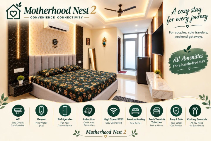 Motherhood Nest2 10min From Chd Airport - Panchkula
