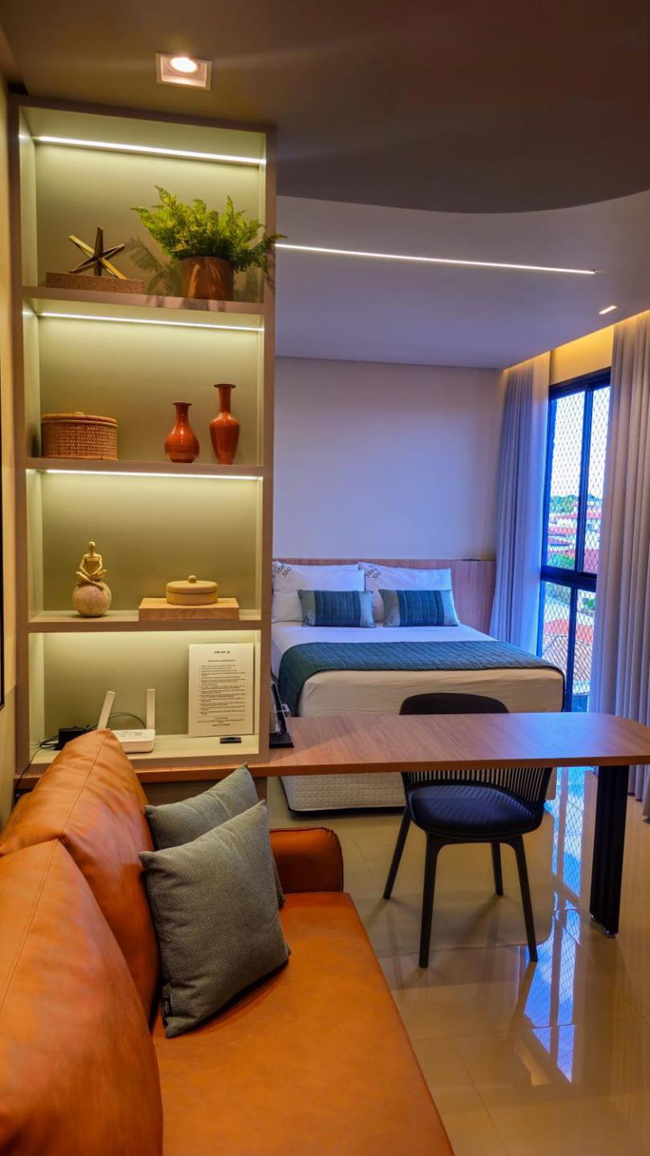 Blue Life Stay - Studio Moderno, Conforto E Estilo, Cozinha Completa, Academia, Garagem, Próximo Av Universitária! - Anápolis