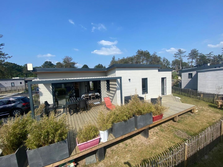 Le Chalet De Patou à L'edune 6 Personnes Résidence De Vacances Location Wifi Inclus Piscine Couverte Chauffée à 150m De La Plage - France