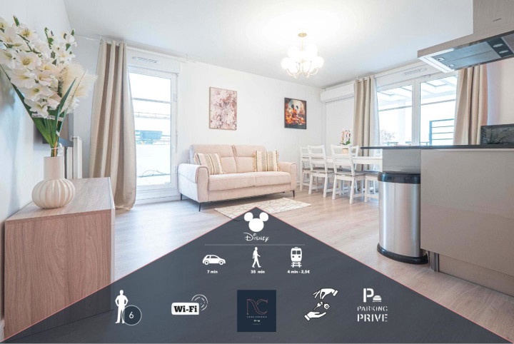 Disneyland-paris, 6 Pers, Wifi, Parking, Rooftop - Meaux