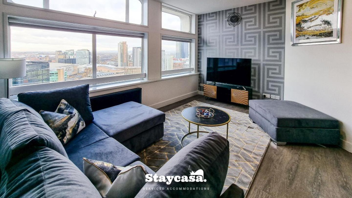 Modern City Centre Apt Stunning 18th Floor View - Manchester