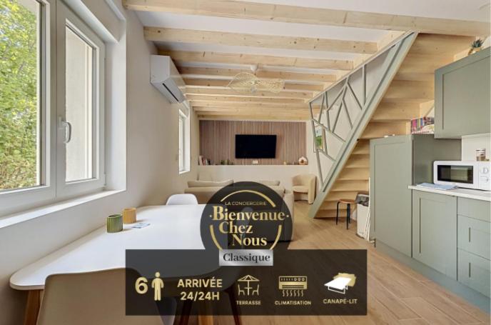 Duplex Design 6 Personnes 2 Chambres Clim Parking - Aydat