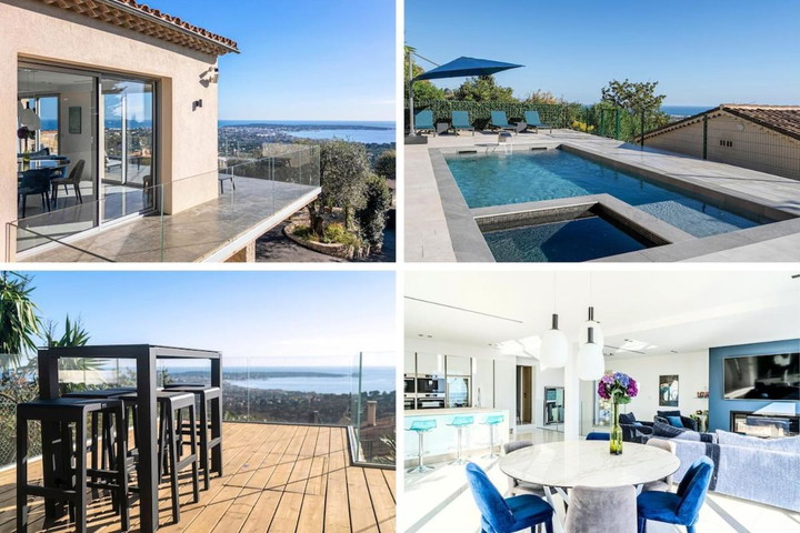 Villa Prestige | Vue Mer & Piscine Proche De Super Cannes - Vallauris