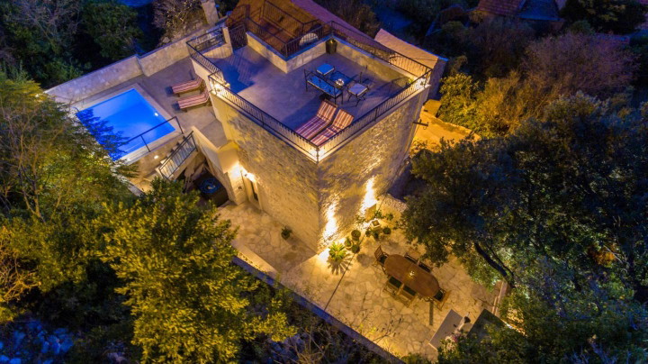 19th Century Stone Art Villa With Heated Pool & 360 Sea View Terrace In Nature Park - Tučepi