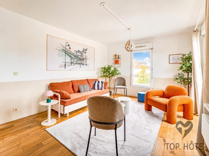 Caopeo - Top Hôte Paris - 8 Personnes Balcon Parking - Val de Fontenay
