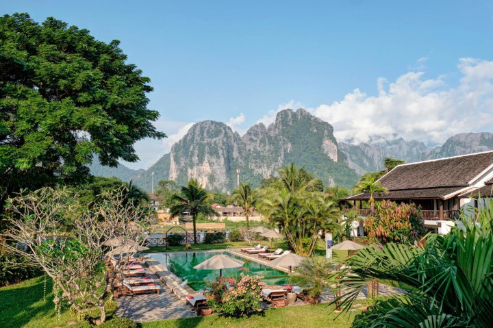 Riverside Boutique Resort, Vang Vieng - Laos