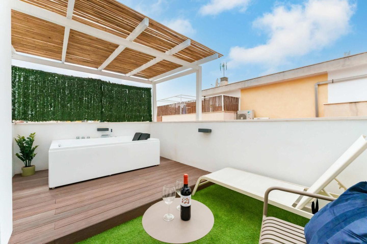 Stylish 3bd With Rooftop Jacuzzi - Las Artes - Málaga