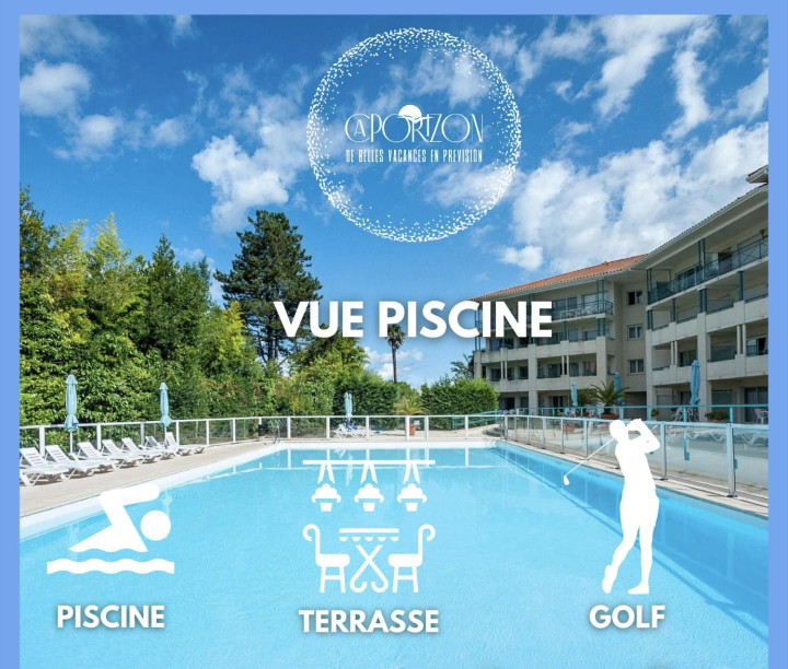 Caporizon-bidaia-t2-piscine En Face Golf - Biarritz