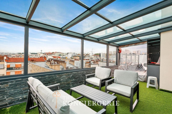 Penthouse 210m2 - Terrasse With A-c -3bdr-8p - Paris