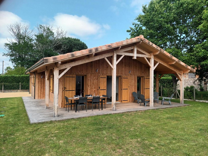 Jolie Maison Landaise Tout Confort - Hostens