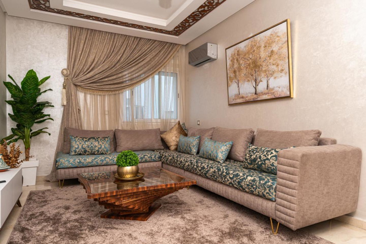 Airco Appartement Voor 6 Personen Op 200m Van Het Strand Nabij Marina Bay - Tanger