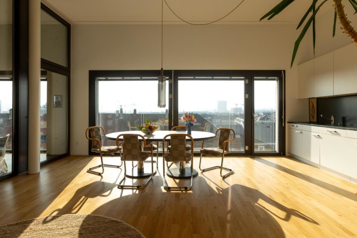 Basel City View Penthouse - Parking Ac & Fast Wifi - Basel