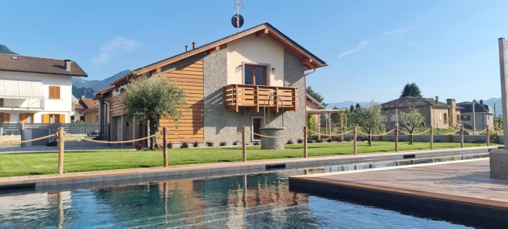 Green Chalet Du Lac - Luxury Property With Swimming Pool, Large Private Garden And Parking, Few Steps From The Beach, Ideal For Families - Varenna