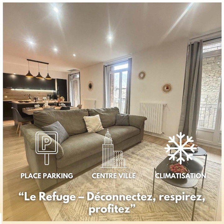 Le Refuge Centre Ville Climatisation Parking Balcon - Valmeinier