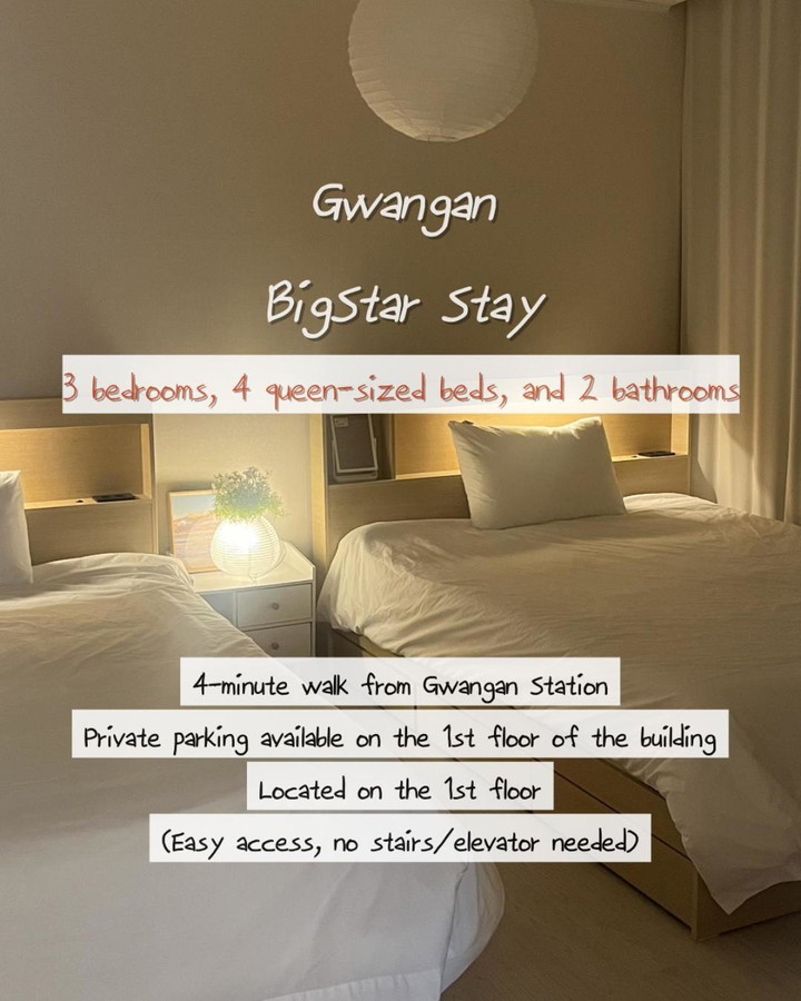 4 Beds Busan Gwangalli Big Star Stay - Busan