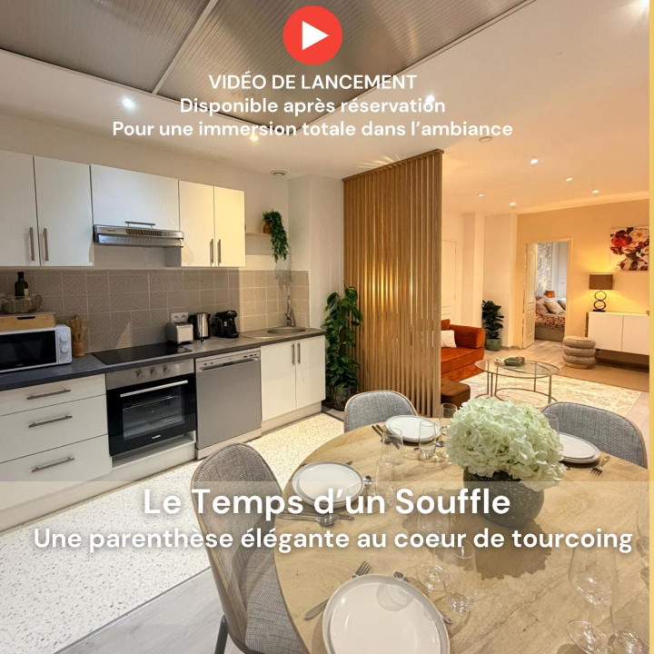 Le Temps D'un Souffle, Parenthèse éLégante Au Cœur De Tourcoing Avec Terrasse Privée - Courtrai