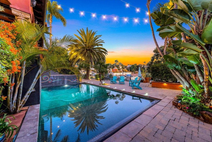 Skyline And Bay Views Spanish Villa Pool And Hot Tub - San Diego, CA