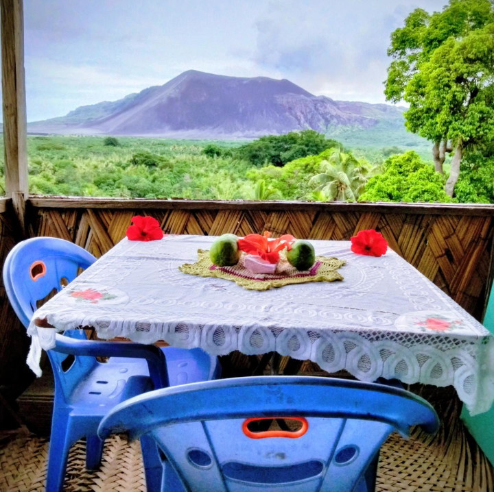 Volcano Roaring Front View Tanna - Vanuatu