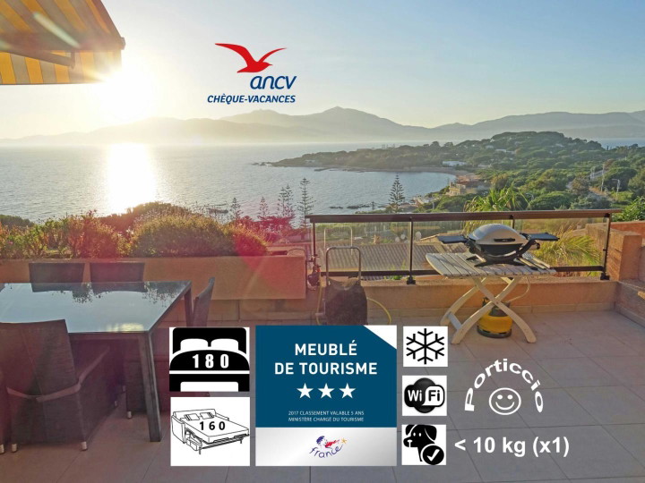 Douceur Du Soir - Duplex 45m2 - Terrasse - Jardinet - Wifi Fibre - Plage à Pied - Porticcio