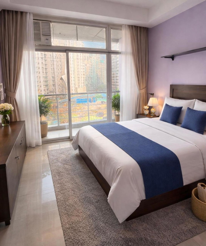 Couple Friendly Private Apartment With Balcony View - Ghaziabad