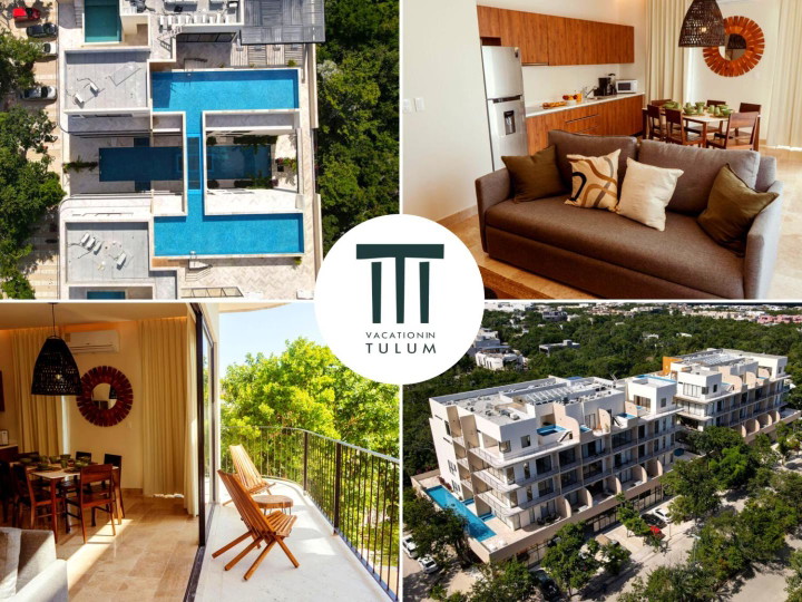 2br With Fast Wifi Free Bikes, Rooftop, Pool, And Gym - Tulum