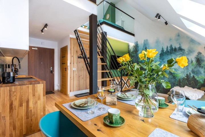 Apartament The View Dwupoziomowy Green Resort Z Basenem, Sauną, Jacuzzi - 5d Apartments - Szklarska Poręba