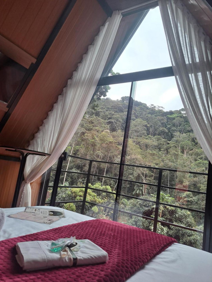 Chalé Confortável Com Vista Panorâmica Para Mata - Domingos Martins