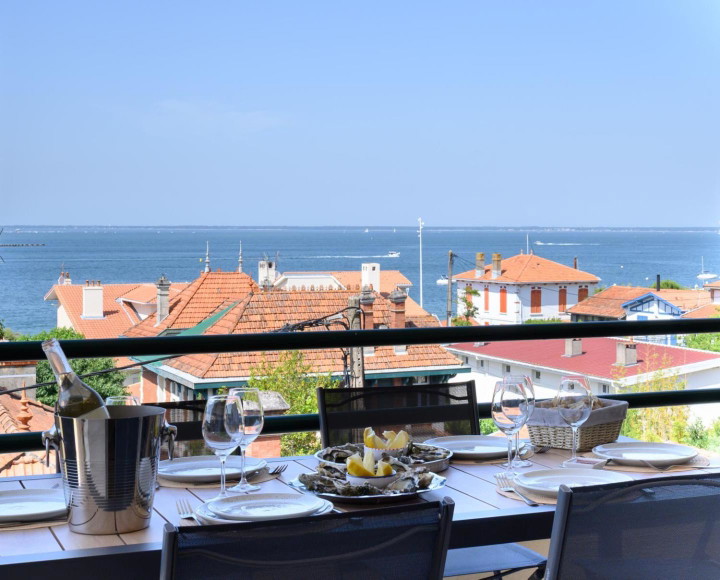 Antarès - Hyper-centre, Vue Bassin, 108 M2, 3 Chambres, Clim, Parking, Plage à 100 M - Cap Ferret