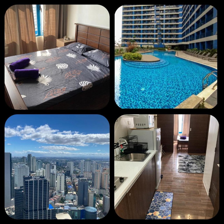 Makati Amazing View Penthouse Studio, Air Residence, Fast Internet - Taytay