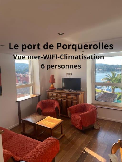 Ile De Porquerolles : T3 Climatisé Vue Mer - Var