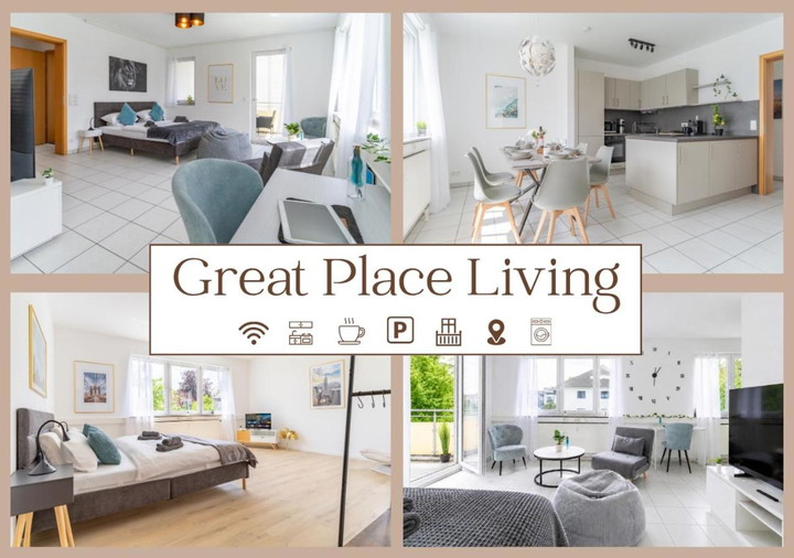 Premium Apt Stuttgart Airport-messe & Parkplatz Mit Balkon - Esslingen