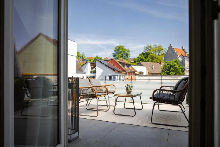 C29 Penthouse - Direkt In Der Altstadt Mit Dachterrasse Und Parkplatz - Bodensee