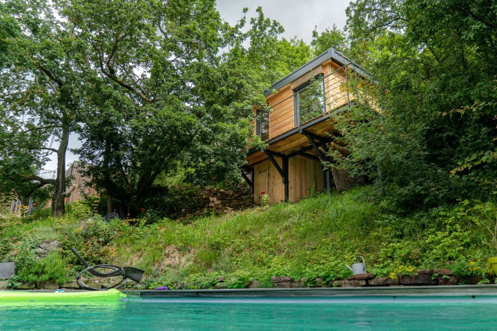 Le Moonloft Insolite Tiny-house Dans Les Arbres & 1 Séance De Sauna Pour 2 Avec Vue Panoramique - Metzeral