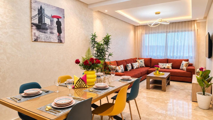 Stylish 3-bedroom Apartment In Maarif - Ac, Fast Wifi & Secure Parking - Casablanca, Maroc