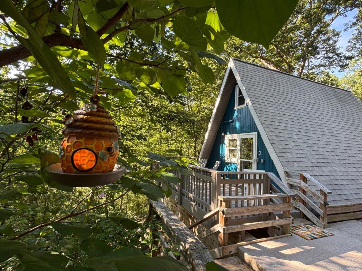 Bluebird Cabin - Cozy A-frame Retreat - Virginia