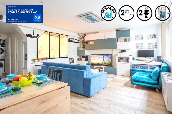 Paris My Home, Gf, Air Cond, 2 Showers, 2 Wc - Montreuil