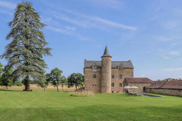 Chateau De Cambayrac, Domaine Exceptionnel Avec Piscine Privée - 12 Personnes - Villefranche-de-Rouergue