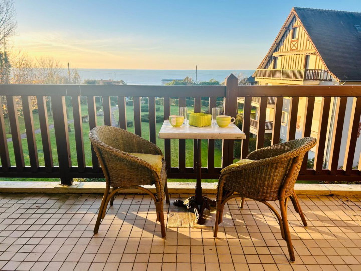 Chez Maryse 2 Pièces Vue Mer Parking Privé - Villerville
