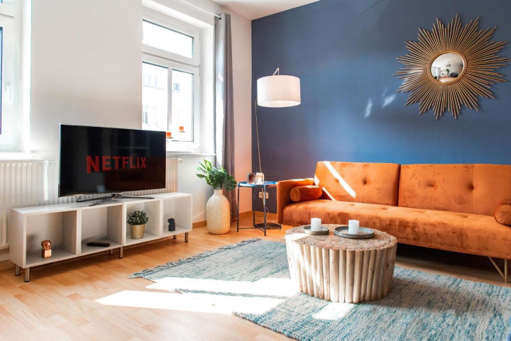 Stilvolles Apartment - Balkon, Netflix, Nespresso, Zentral, Messe - Limbach-Oberfrohna