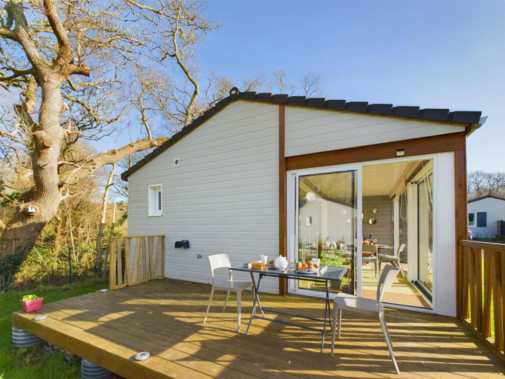 Chalet 4 Pers, Terrasse & Piscine Chauffée - Pont-l'Abbé