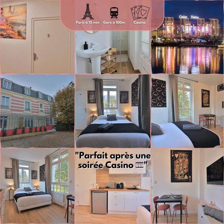 Sc2 - Studio Avec Parking Gratuit à 500m Du Casino & Du Lac - Enghien-les-Bains