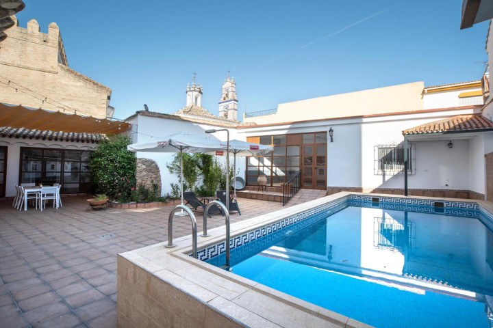 Casa Señorial La Iglesia En Gerena Sevilla Parking Y Piscina - Guillena