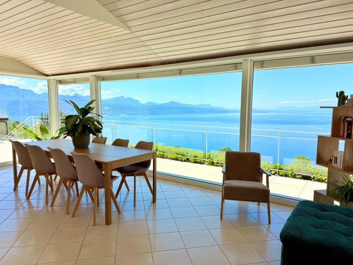 Premium Villa With Jacuzzi & Panoramic Lake View Lavaux - Lausanne