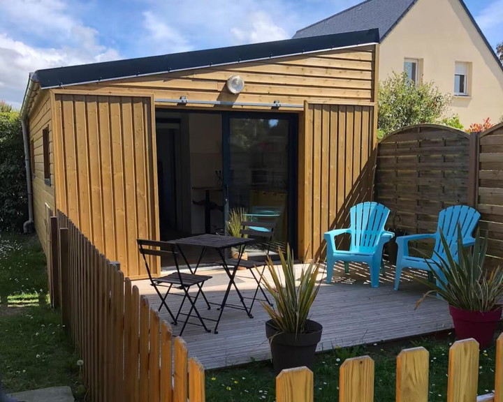 Le Petit Chalet De La Plage - Terrasse & Jardinet - Portbail