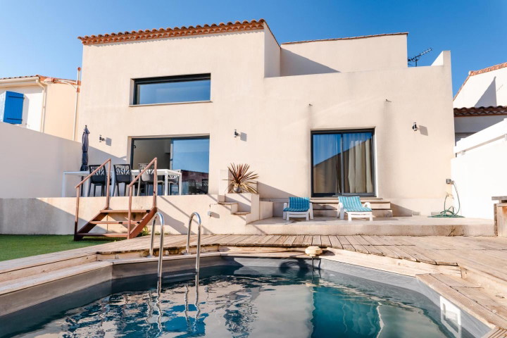 Belle Villa Avec Piscine - Maison De Margaux - Gruissan